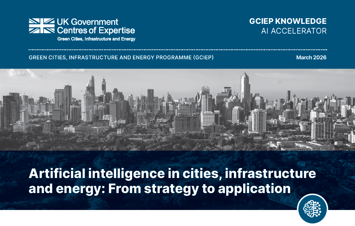 Artificial intelligence in cities, infrastructure and energy: From ...